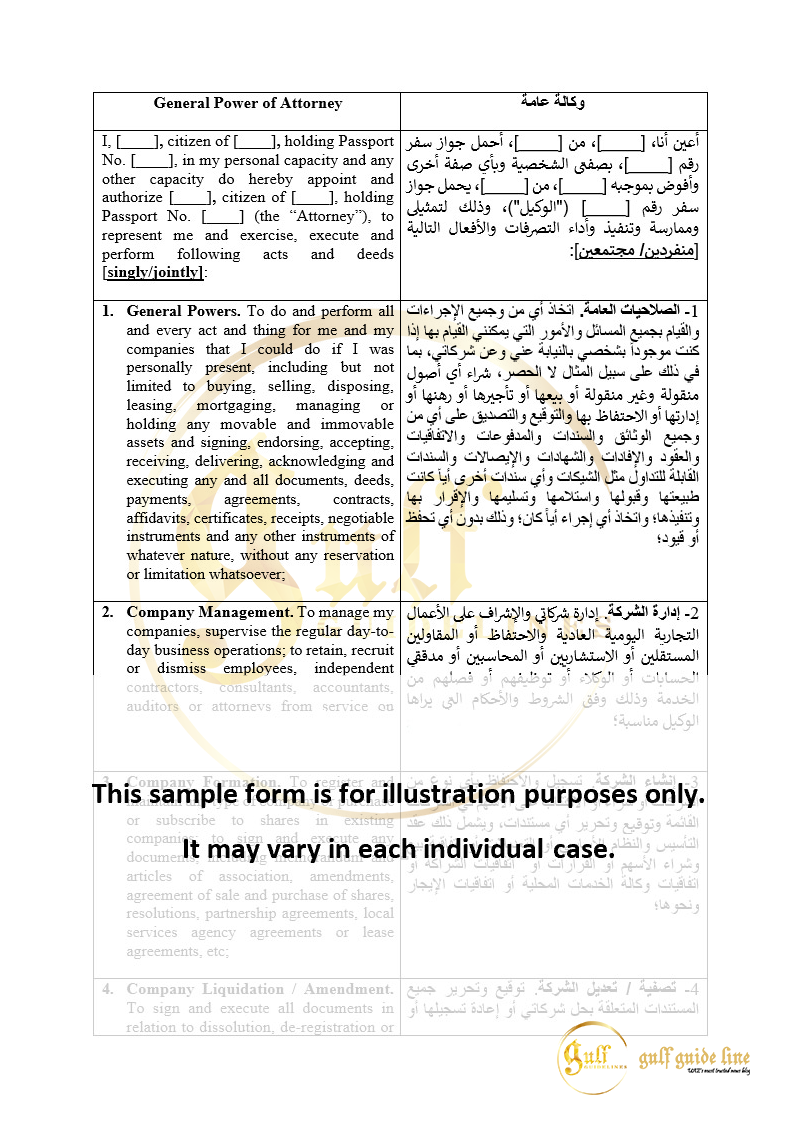 Step-by-Step Guide to the Power of Attorney Process in the UAE - Gulf ...